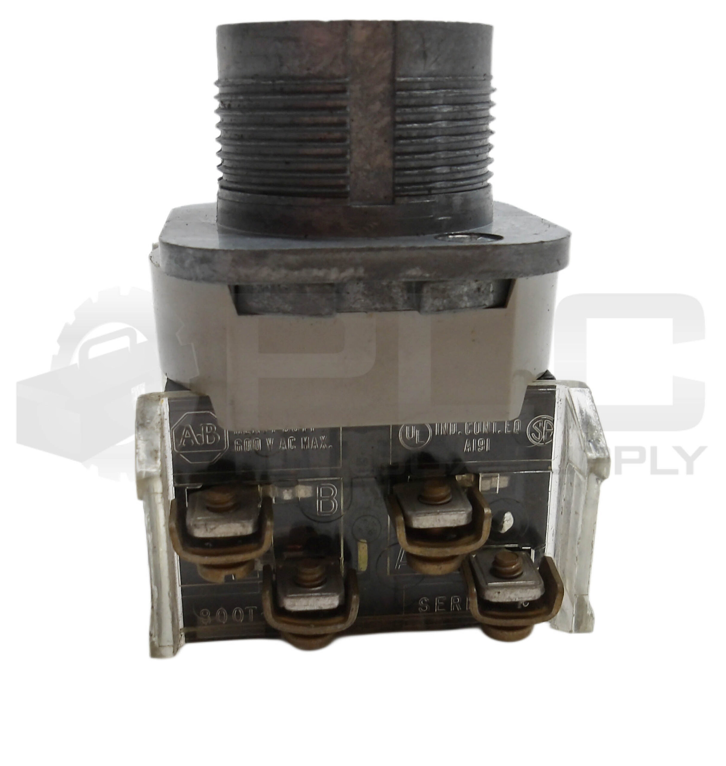 ALLEN BRADLEY 800T-J2 /T SELECTOR SWITCH W/800T-XA CONTACT BLOCK *READ ...