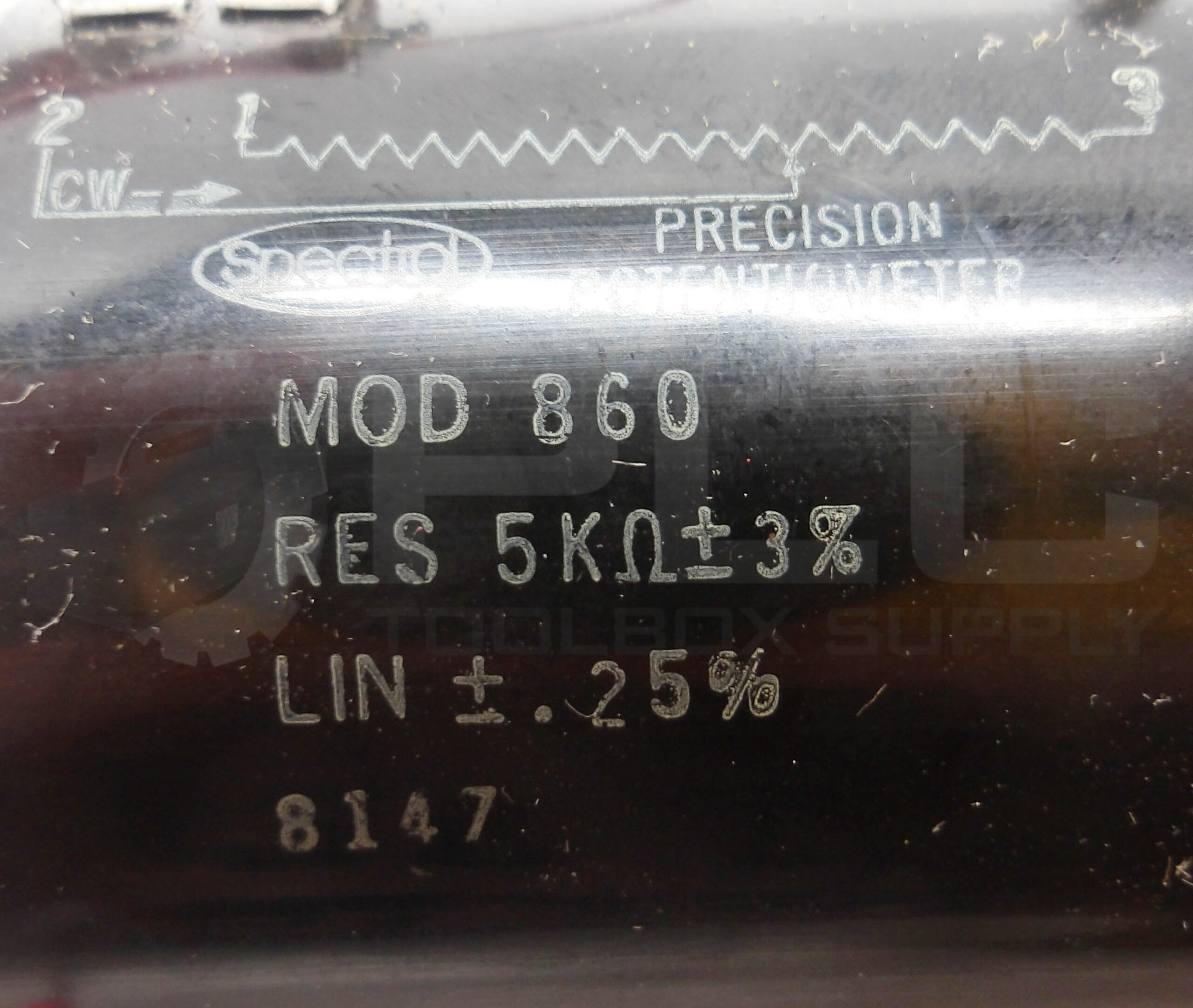 SPECTROL MOD 860 PRECISION POTENTIOMETER - PLC Toolbox Supply