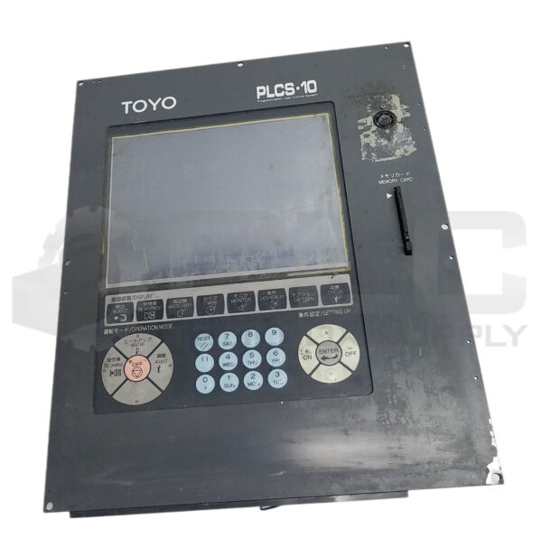 TOYO PLCS-10 OPERATOR INTERFACE CONTROL PANEL DISPLAY - PLC Toolbox Supply