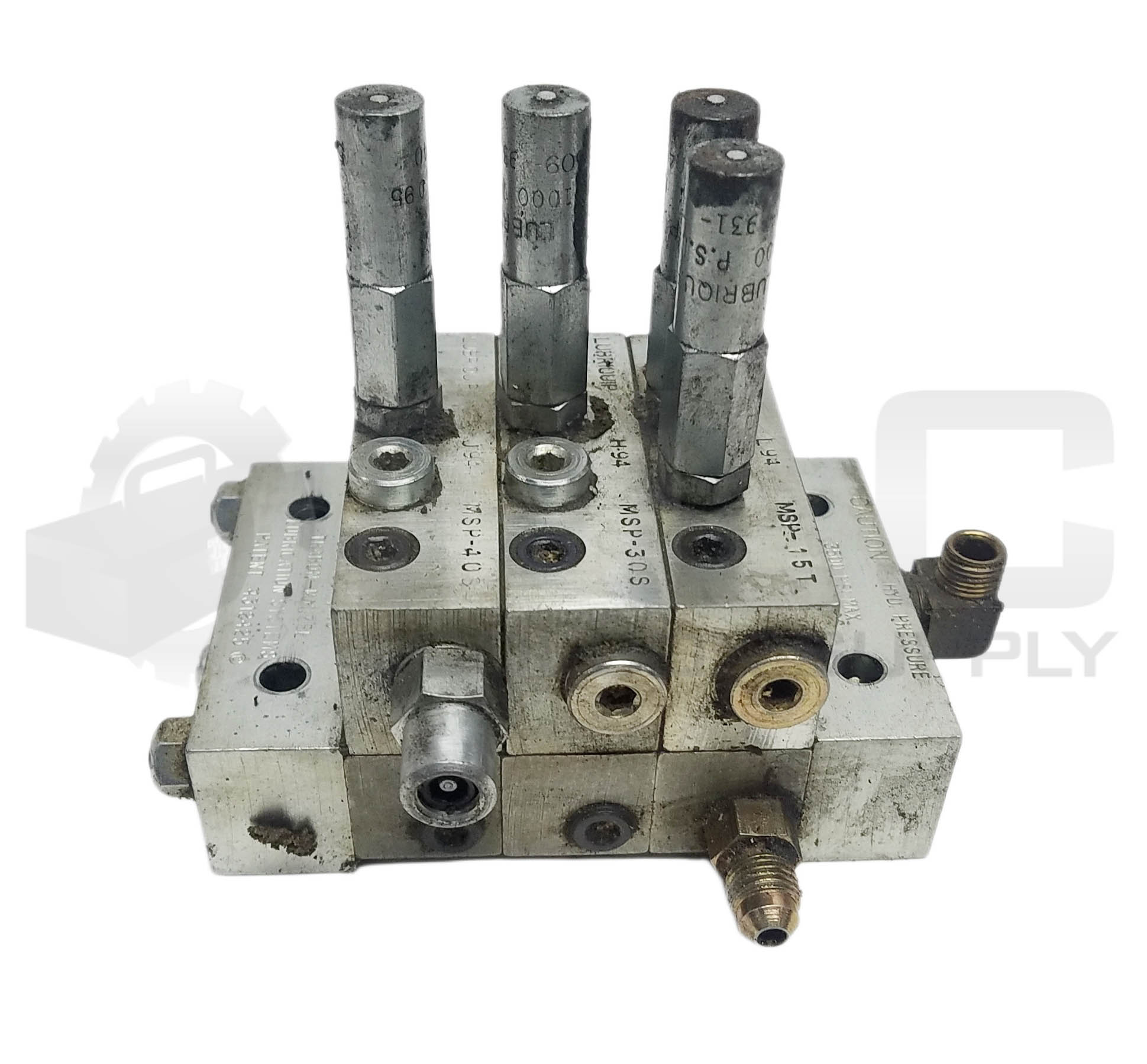 LUBRIQUIP MSP-15T (1) MSP-30S (1) MSP-40 (1) MODULAR DIVIDER VALVE ...