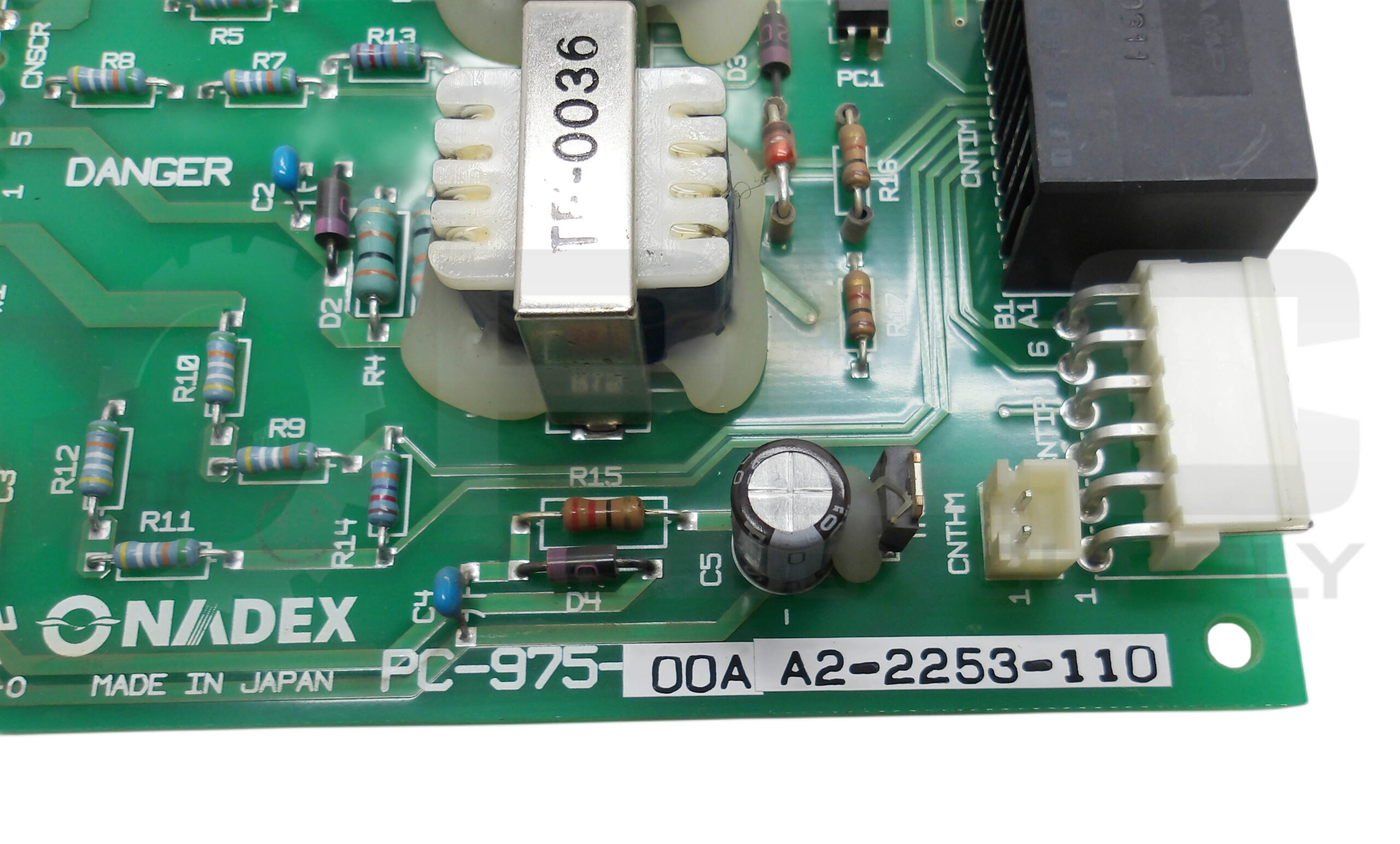 NADEX PC-975-00A A2-2253-110 CONTROL INTERFACE CIRCUIT BOARD - PLC Toolbox Supply