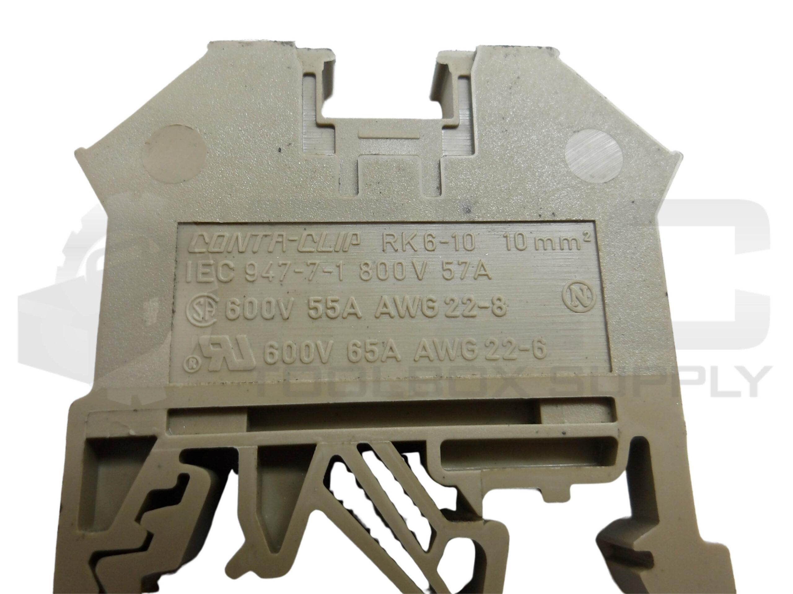 LOT OF 21 CONTA-CLIP RK6-10 TERMINAL BLOCK 800A 57A - PLC Toolbox Supply