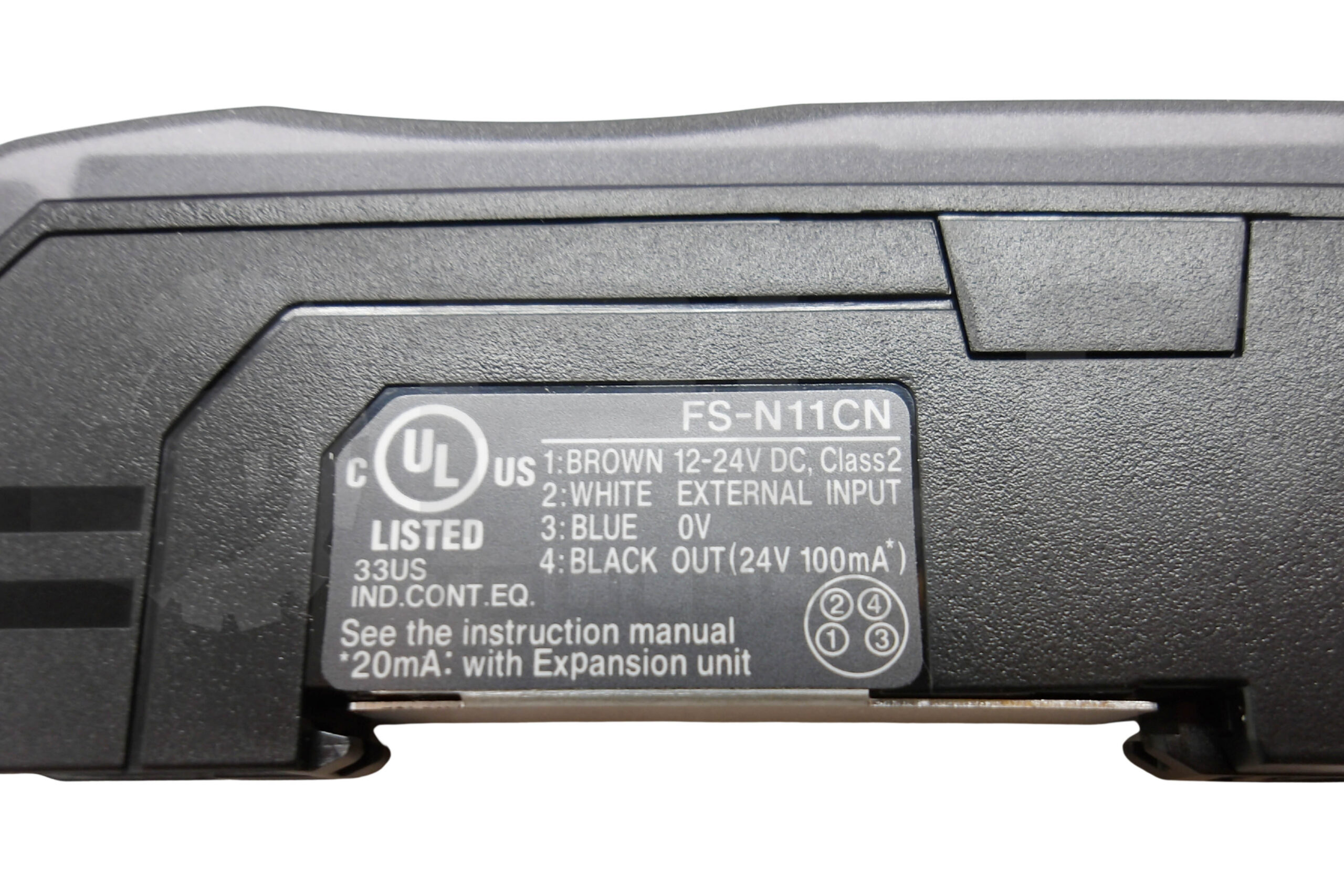 NEW KEYENCE FS-N11CN FIBER OPTIC AMPLIFIER 12/24VDC - PLC Toolbox Supply