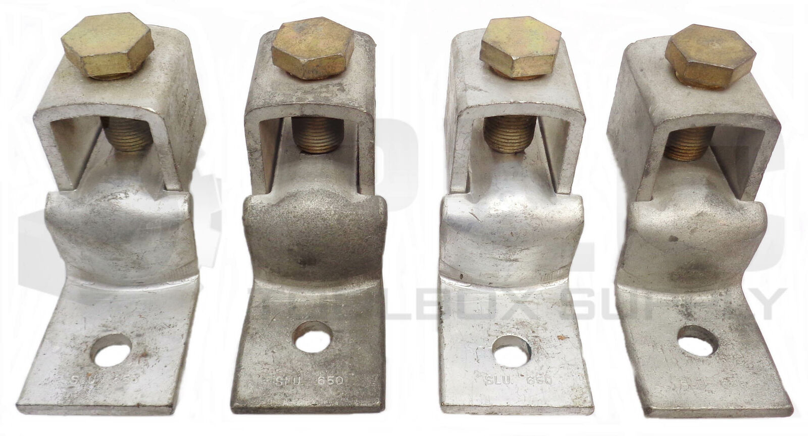 LOT OF 4 ILSCO SLU 650 ALUMINUM TERMINAL LUG, 1" BOLT SIZE - PLC ...