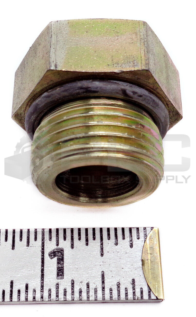 LOT OF 6 NEW PARKER 5/8" ID 1-1/16" OD MALE THREAD END CAP FITTINGS ...