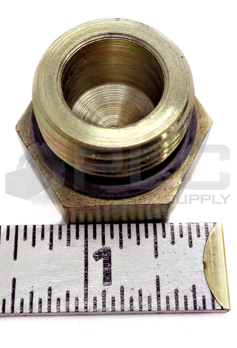 LOT OF 6 NEW PARKER 5/8" ID 1-1/16" OD MALE THREAD END CAP FITTINGS ...