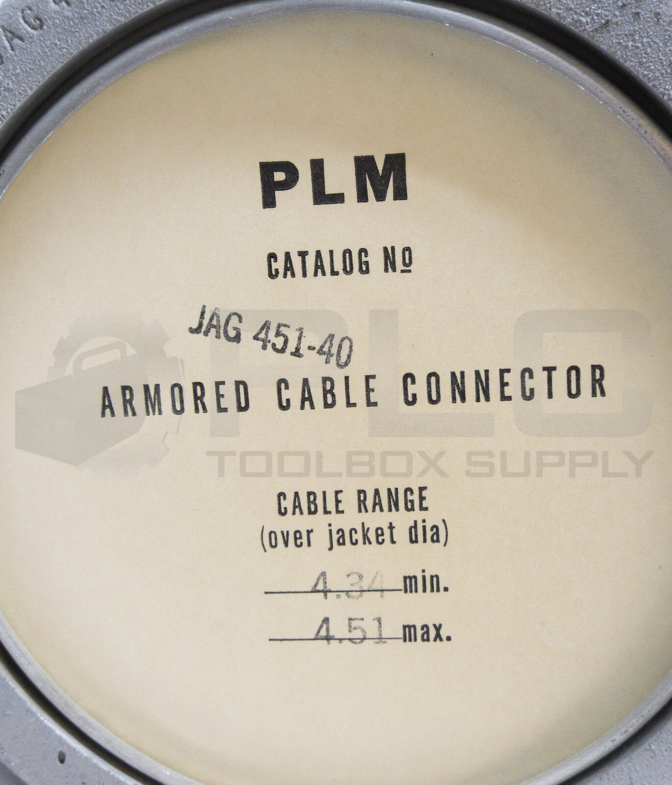 NEW ADALET-PLM JAG451-40 ARMORED CABLE CONNECTOR *READ* - PLC Toolbox ...