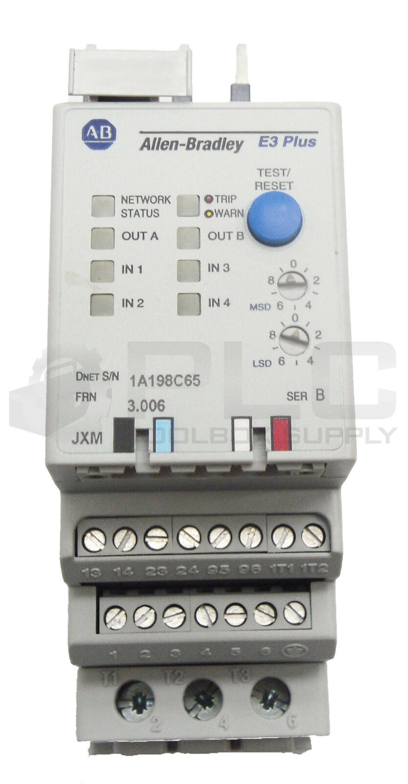 NEW ALLEN BRADLEY 193-EC2AB /B OVERLOAD RELAY 1-5A 600VAC 25VDC - PLC Toolbox Supply