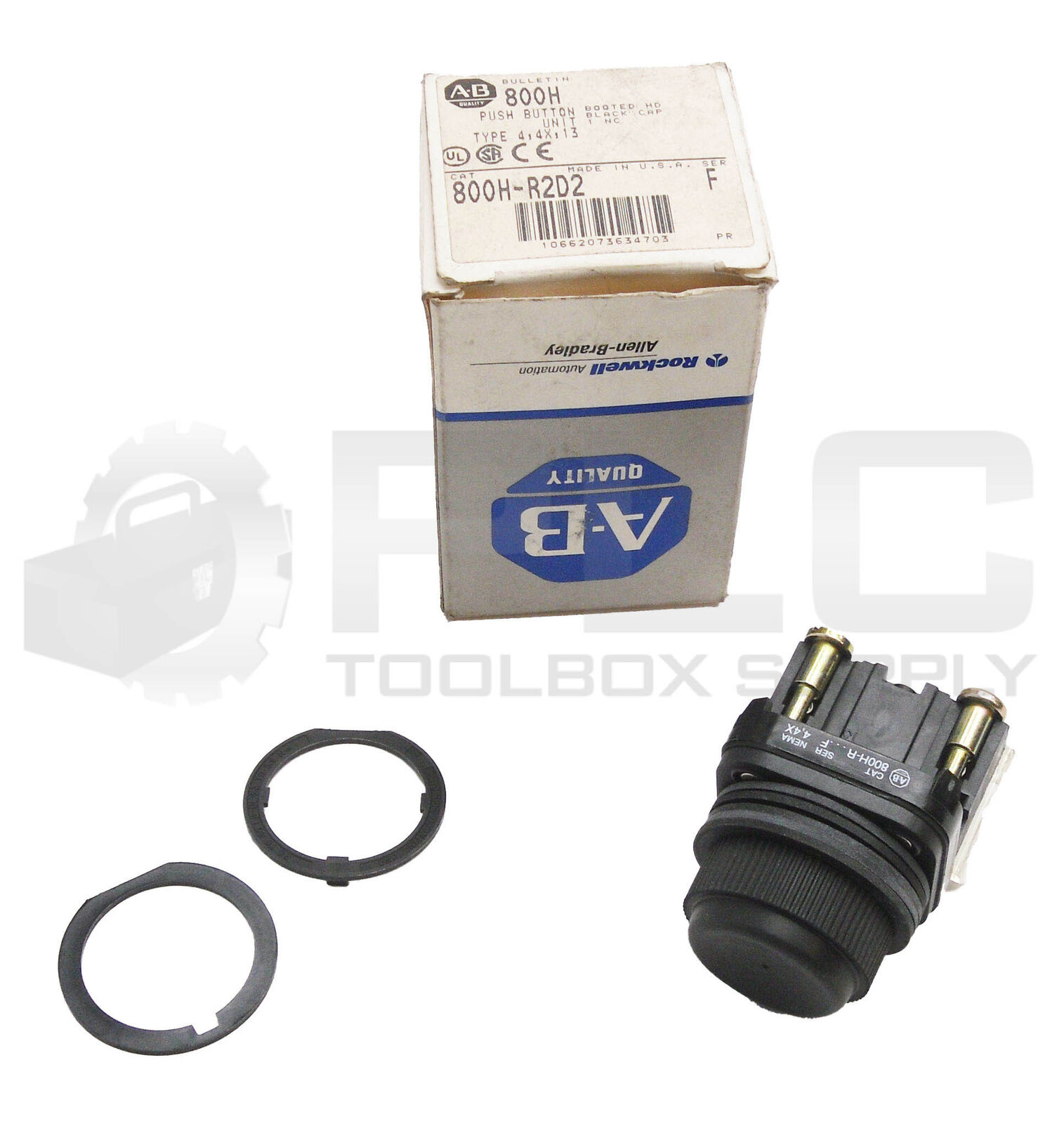 NEW ALLEN BRADLEY 800H-R2D2 /F PUSH BUTTON W/ 800T-XD2 /D 800H-R… - PLC ...