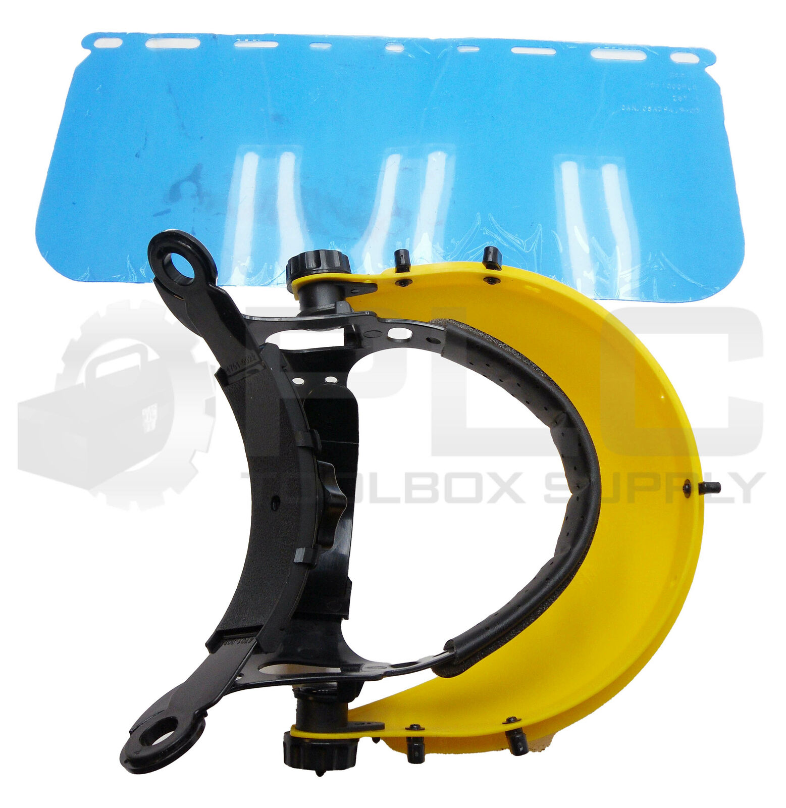 NEW ANSI Z87.1 2-IN-1 SAFETY FACE SHIELD CLEAR POLYCARBONATE VISOR ...