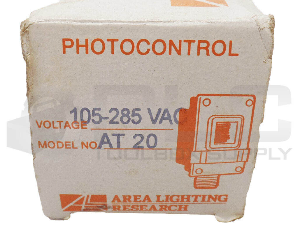 NEW AREA LIGHTING RESEARCH AT20 PHOTOCONTROL 105-285VAC - PLC Toolbox ...