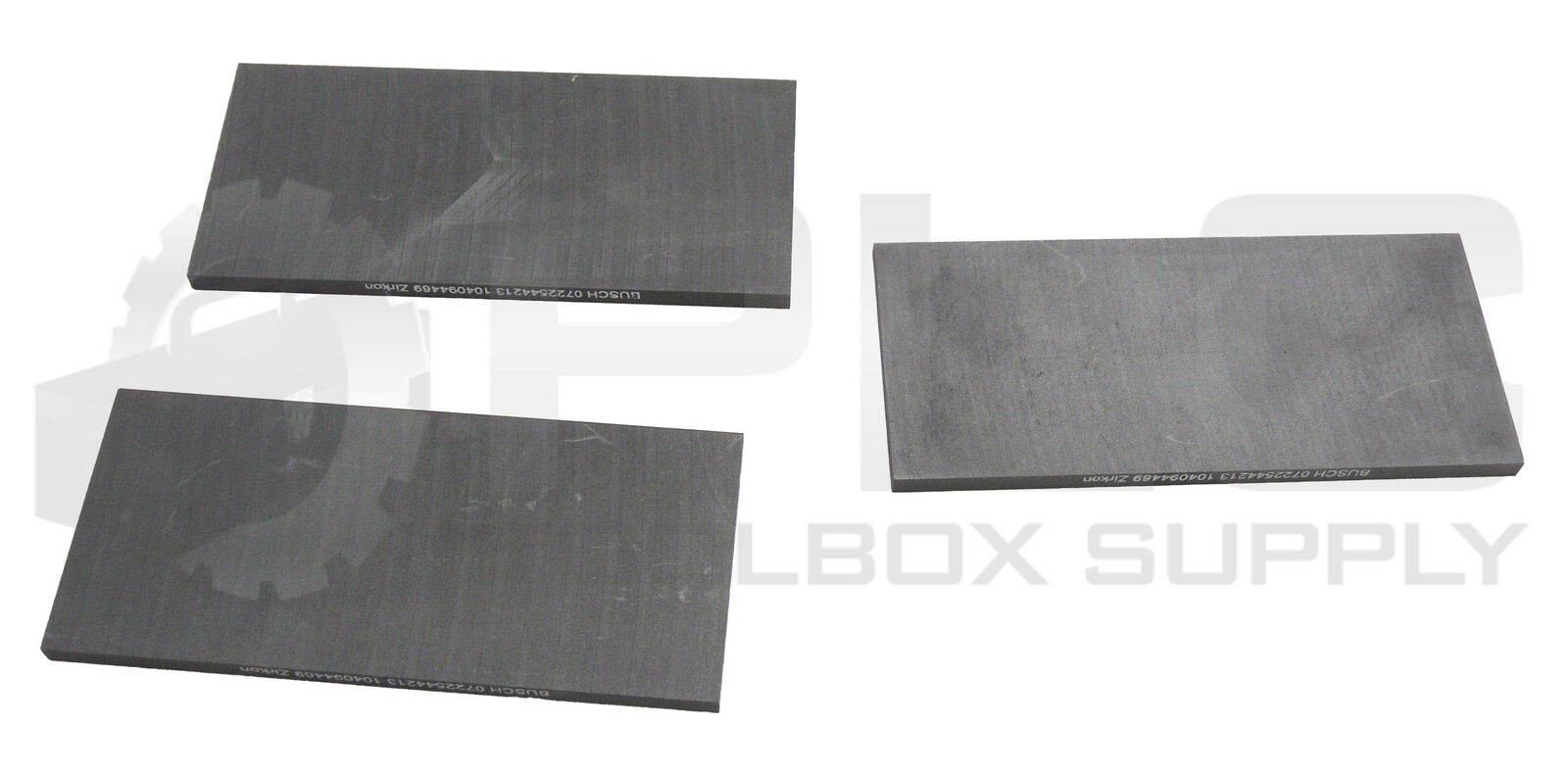 NEW BOX OF 3 BUSCH 0722544213 GRAPHITE VANES - PLC Toolbox Supply