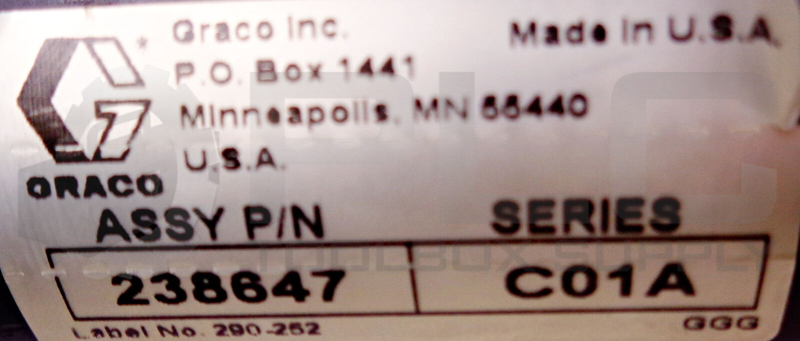 NEW GRACO DISPENSING VALVE 238647 TRIGGER LOCK MAX WPR 1500PSI SERIES ...