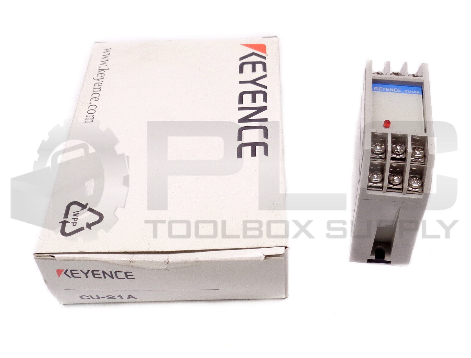 NEW KEYENCE CU-21A PHOTOELECTRIC CONTROL UNIT 8106611 - PLC Toolbox Supply