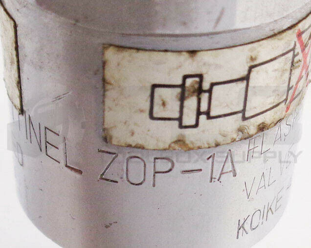 NEW KOIKE SENTINAL ZOP-1A FLASHBACK ARRESTOR CHECK VALVE FOR OXYGEN ...