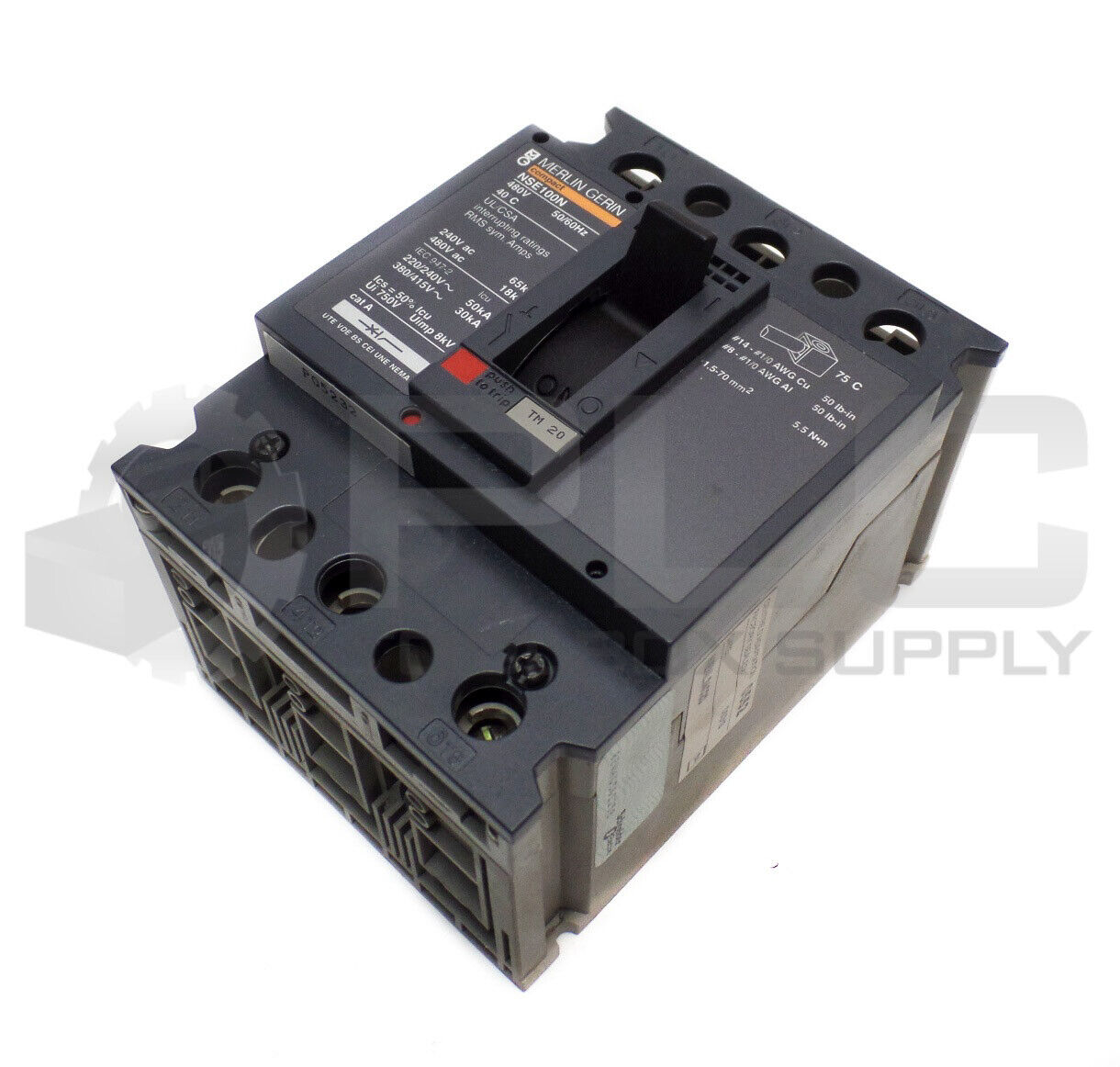 NEW MERLIN GERIN NENL34020 CIRCUIT BREAKER 20AMP 3POLE, NSE100N - PLC ...