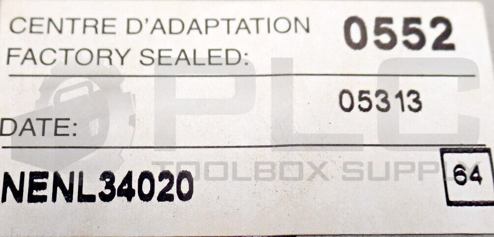 NEW MERLIN GERIN NENL34020 CIRCUIT BREAKER 20AMP 3POLE, NSE100N - PLC ...