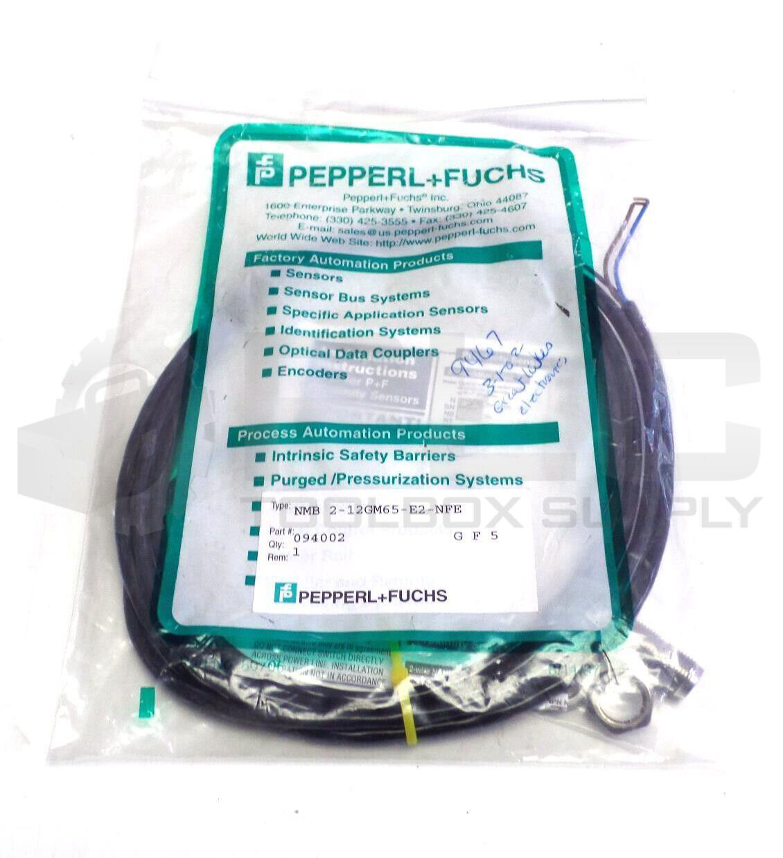 New Pepperl And Fuchs Nmb 2 12gm65 E2 Nfe Inductive Sensor Plc Toolbox