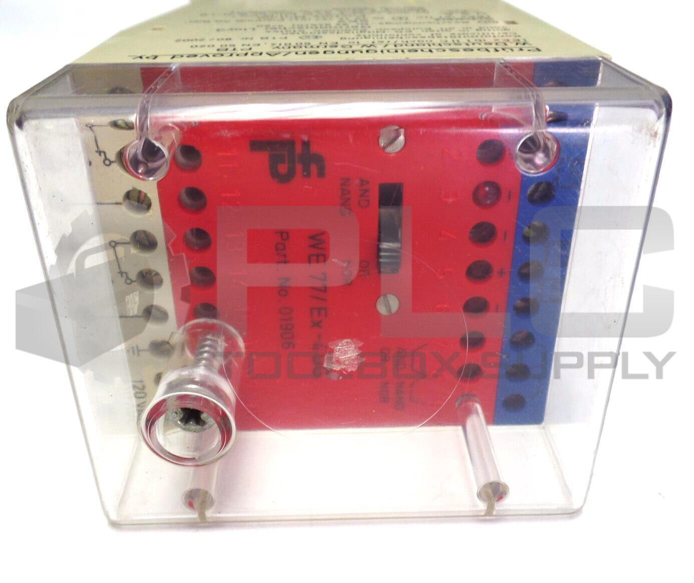 NEW PEPPERL + FUCHS WE77/EX-4UG RELAY TRANSFORMER ISOLATED BARRIER 110 ...