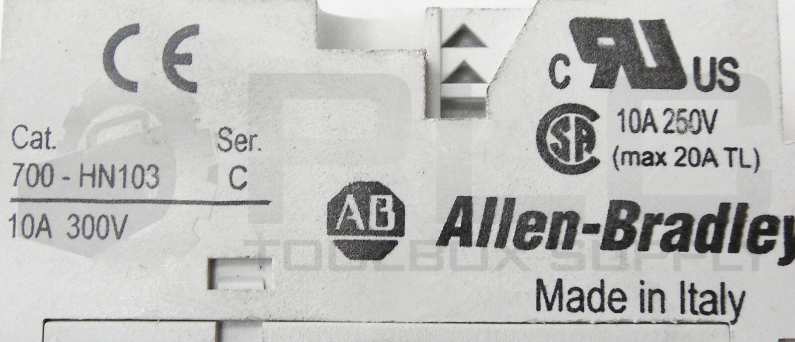 LOT OF 6 ALLEN BRADLEY 700-HN103 SER C RELAY SOCKET 14-PIN RECEPTACLE ...
