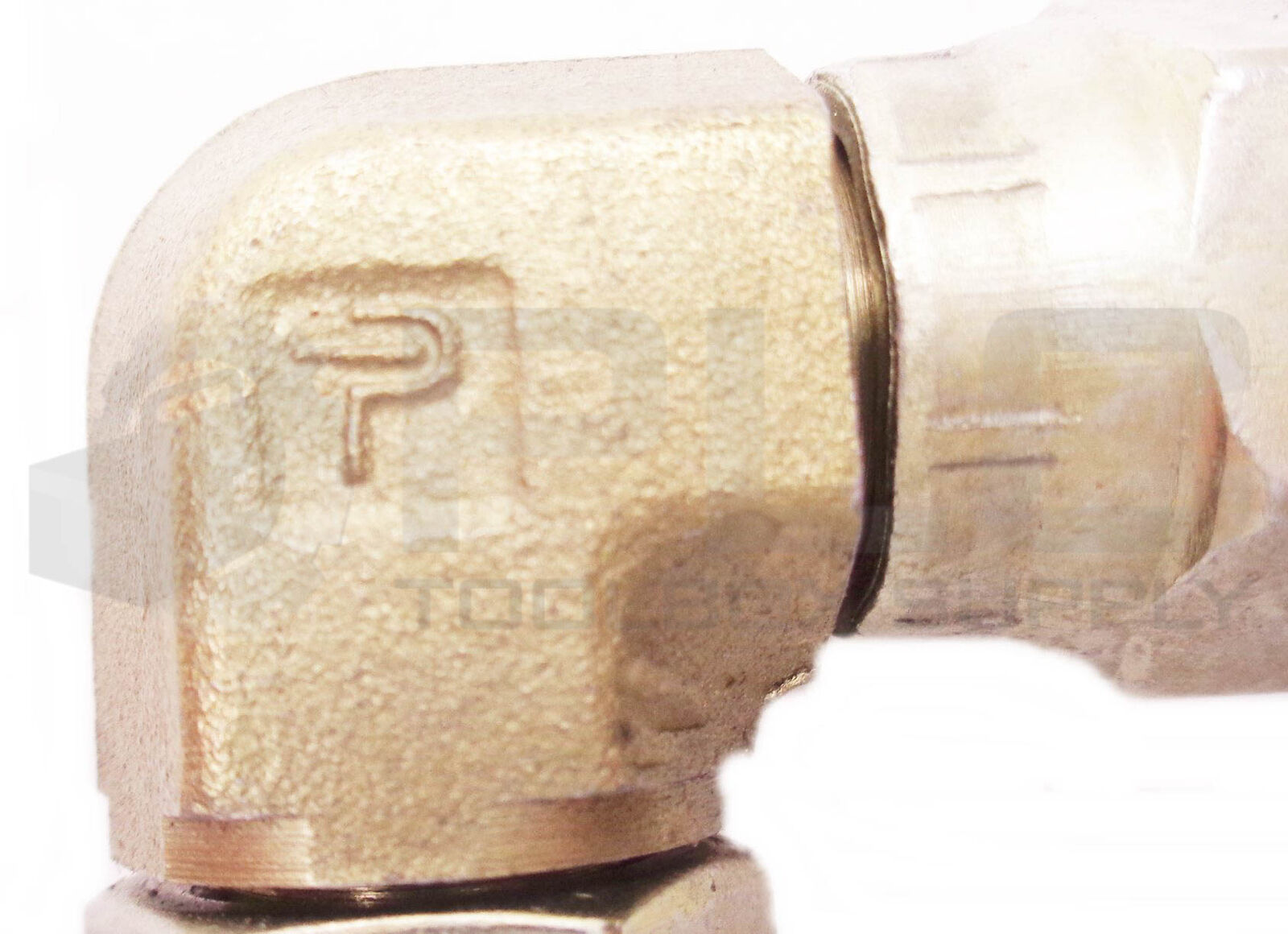 LOT OF 7 NEW PARKER 90 DEGREE SWIVEL 5/8" ID X 1/4" ID MALE 9/16" OD ...