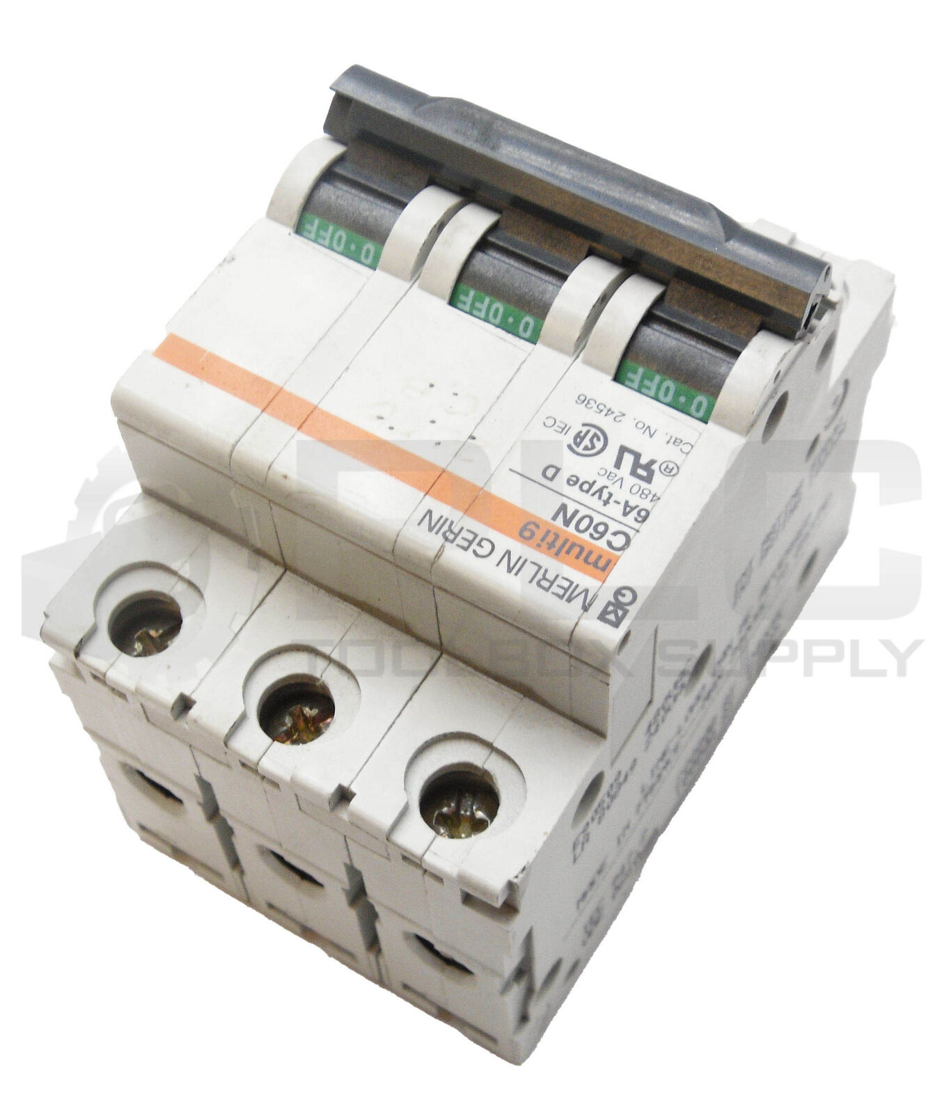 MERLIN GERIN 24536 CIRCUIT BREAKER C60N 6A TYPE D 480VAC - PLC Toolbox Supply