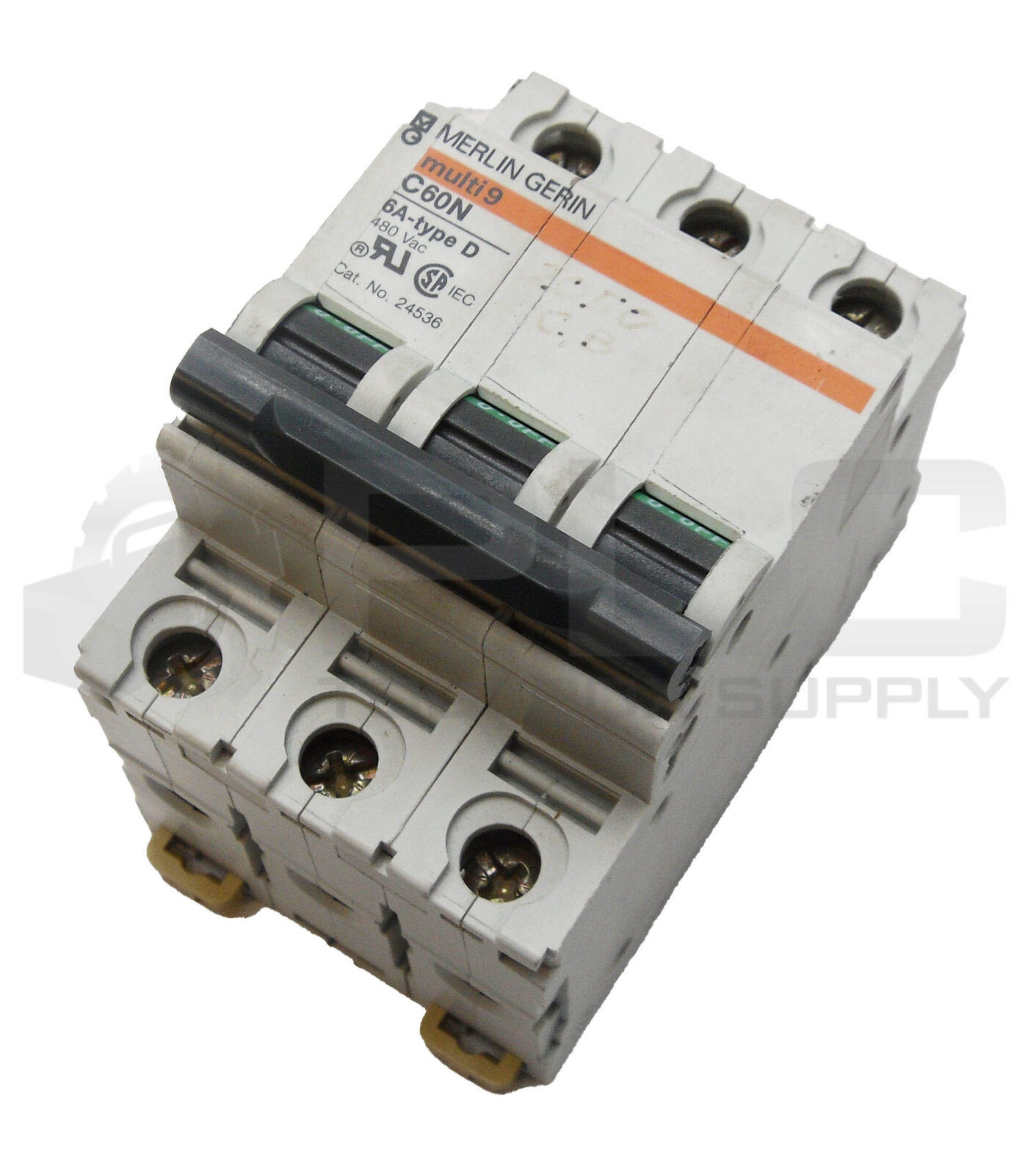 MERLIN GERIN 24536 CIRCUIT BREAKER C60N 6A TYPE D 480VAC - PLC Toolbox Supply