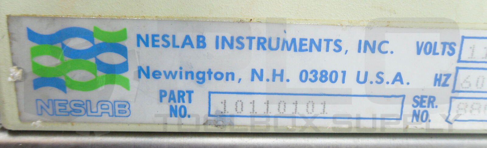 NESLAB INSTRUMENTS 10110101 EX-100 TABLE TOP HEAT BATH 115V 60Hz 8 ...