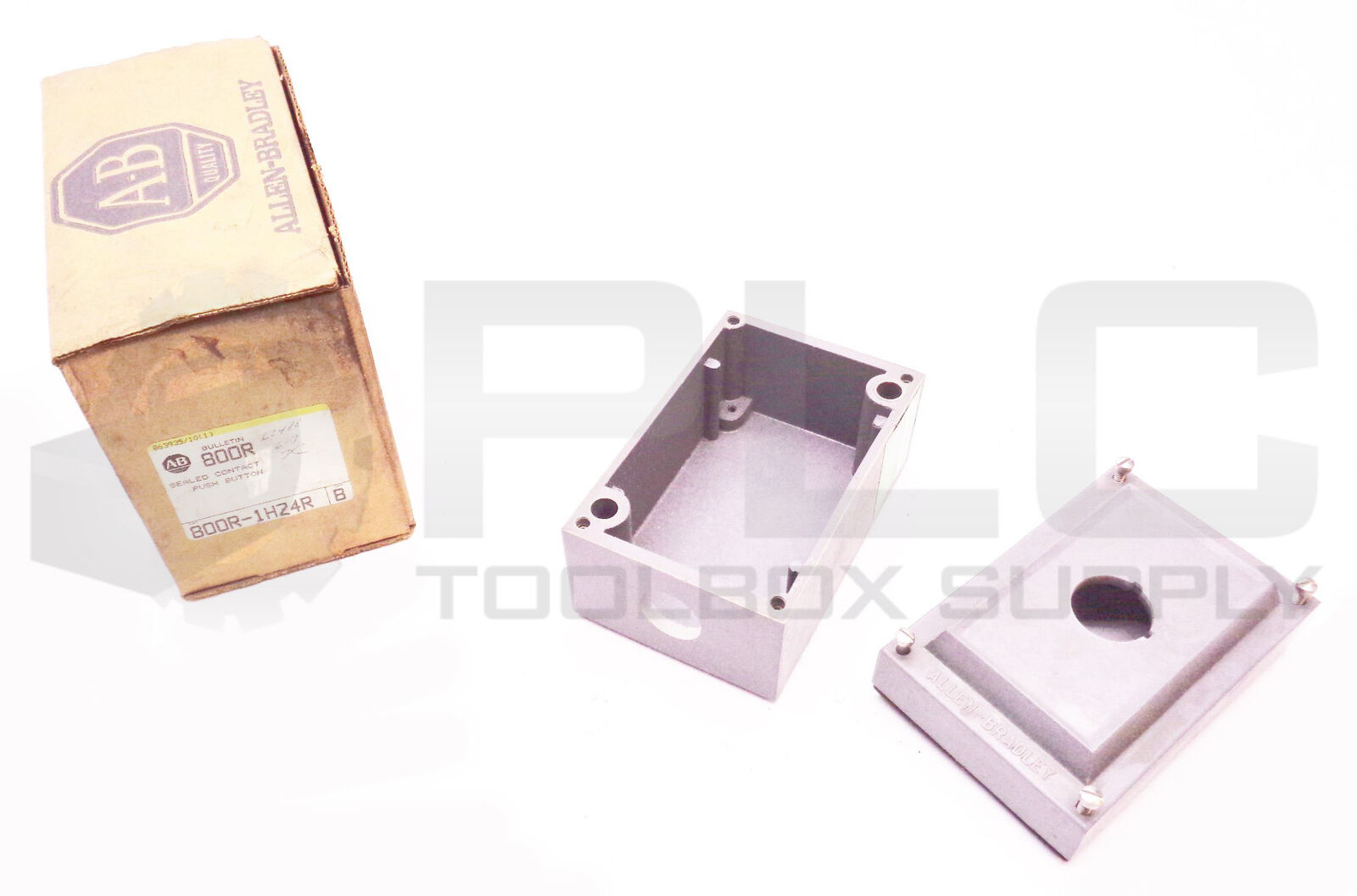 NEW ALLEN BRADLEY 800R-1HZ4R / B 800R PUSH BUTTON ENCLOSURE ONLY - PLC ...