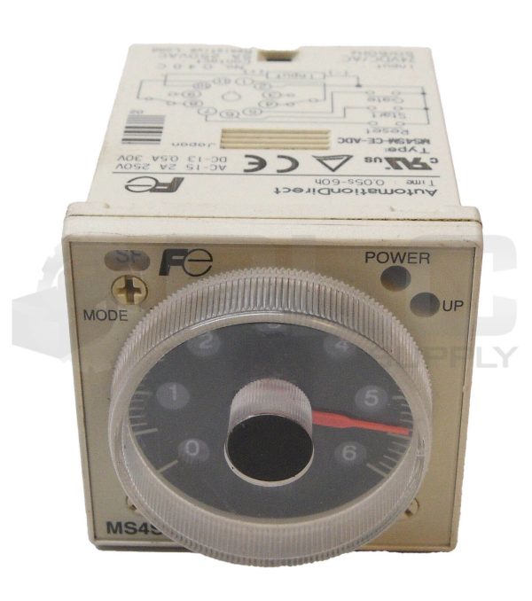 NEW AUTOMATION DIRECT MS4SM-CE-ADC RELAY TIMER 0.05S-60H 250V 2A 24V AC ...
