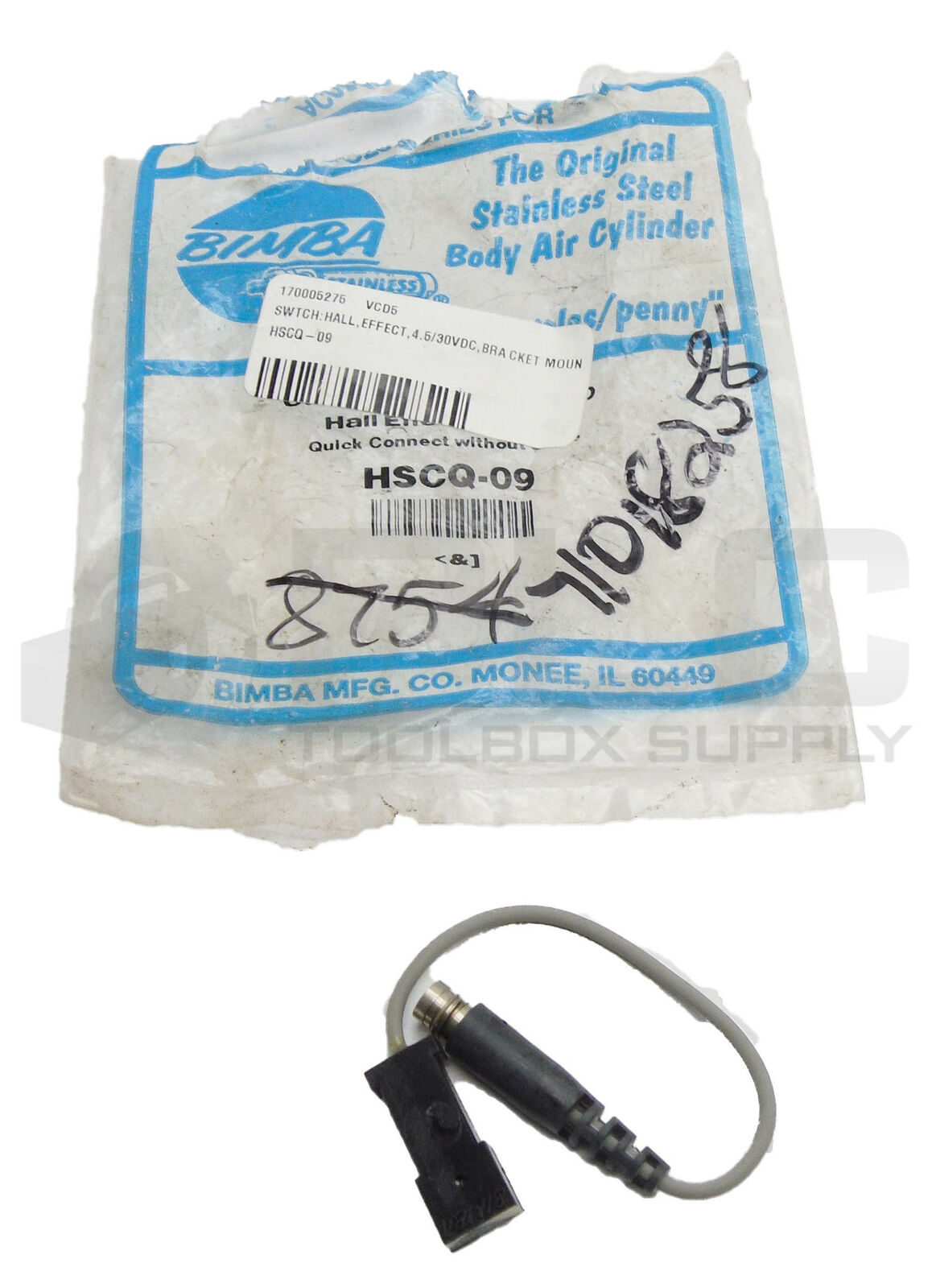 New Bimba Hscq 09 Hall Effect Switch Hscq Read Plc Toolbox Supply