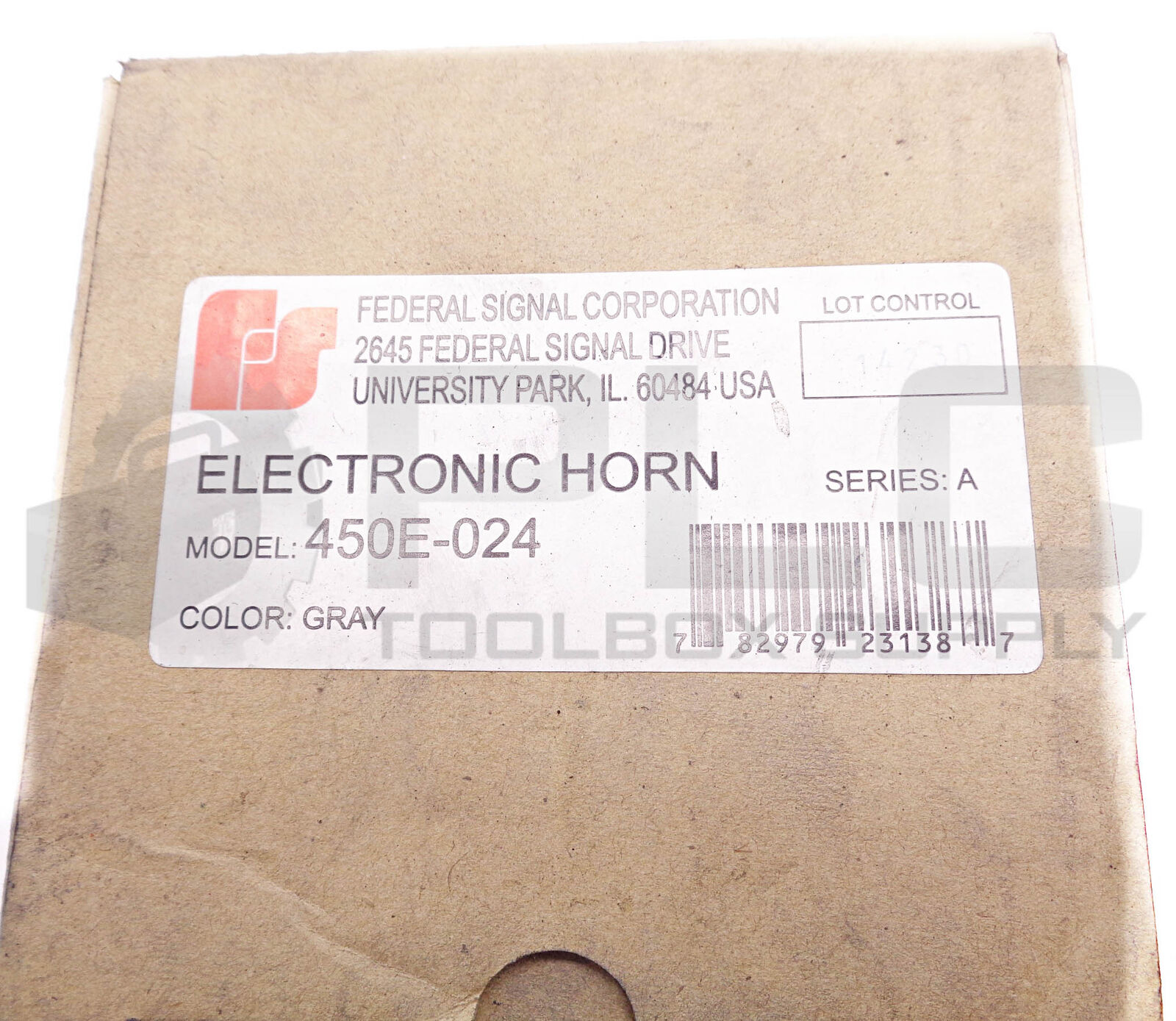NEW FEDERAL SIGNAL 450E-024 ELECTRONIC HORN GREY - PLC Toolbox Supply