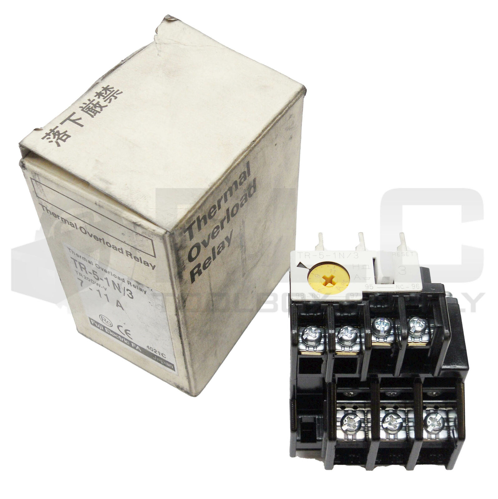 NEW FUJI ELECTRIC TR-5-1N/3 THERMAL OVERLOAD RELAY 7-11A TR20DW-V *READ ...