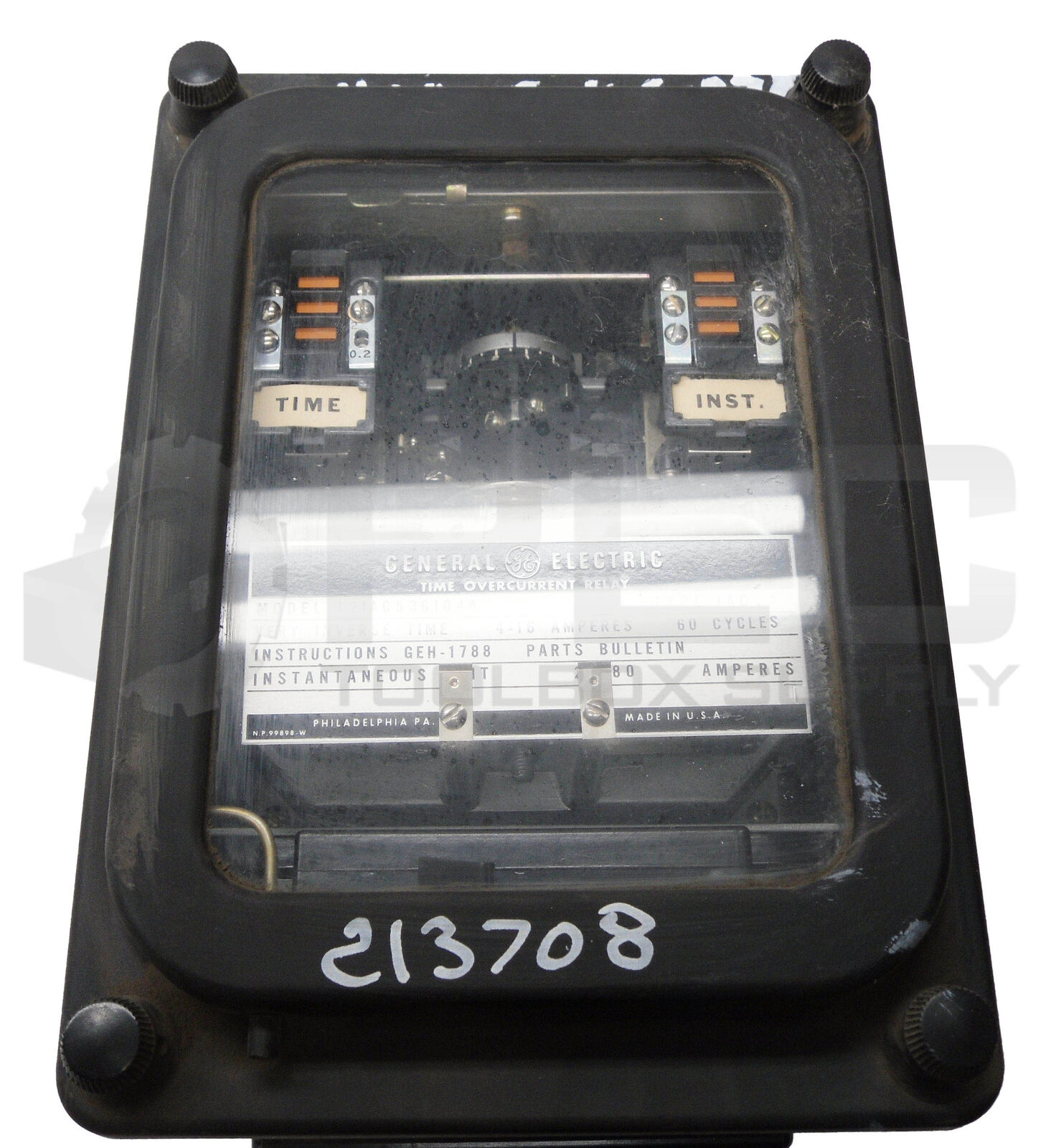 NEW GENERAL ELECTRIC 12IAC53B104A TIME OVERCURRENT RELAY TYPE IAC 4-16A ...