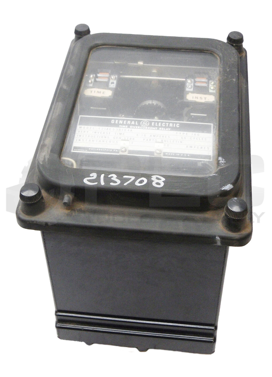 NEW GENERAL ELECTRIC 12IAC53B104A TIME OVERCURRENT RELAY TYPE IAC 4-16A ...