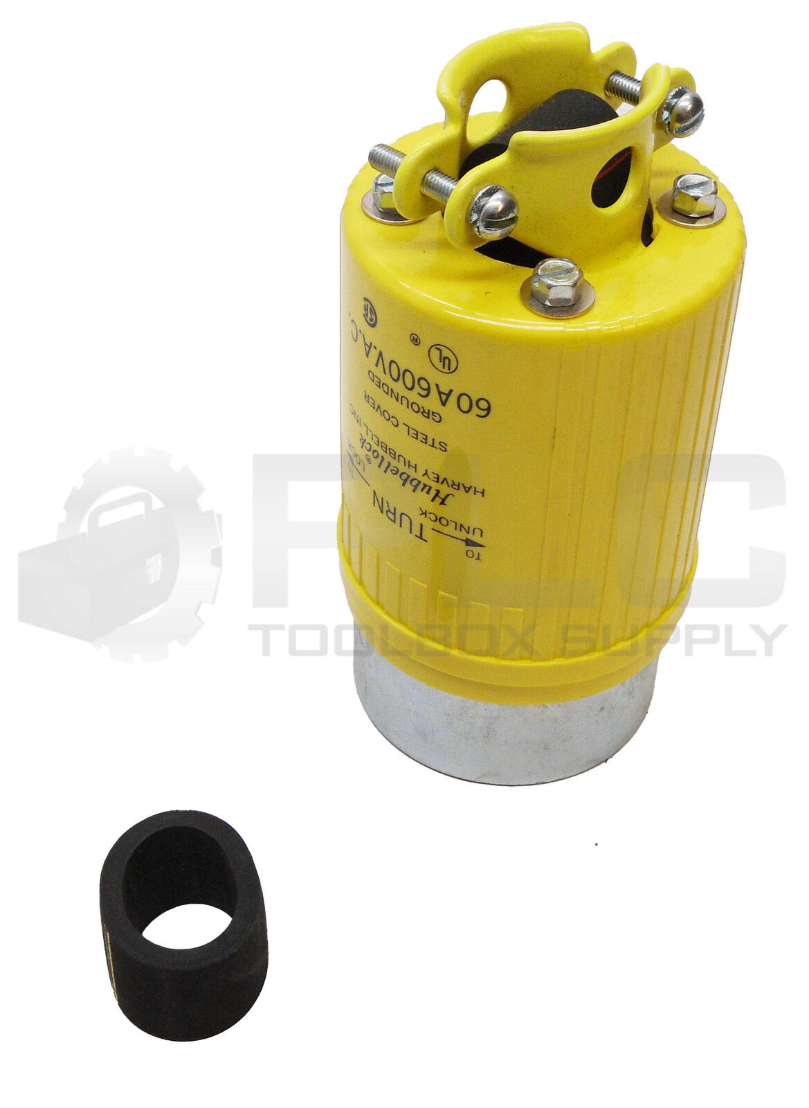 NEW HUBBELL HBL26419 3 POLE POWER PLUG 4 WIRE 60A 600VAC 26419 - PLC ...