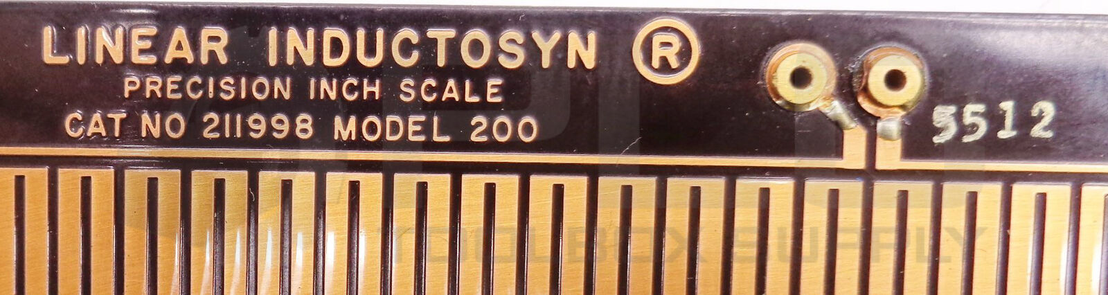 NEW LINEAR INDUCTOSYN 211998 PRECISION SCALE INCH MODEL 200 FARRAND CONTROLS - PLC Toolbox Supply
