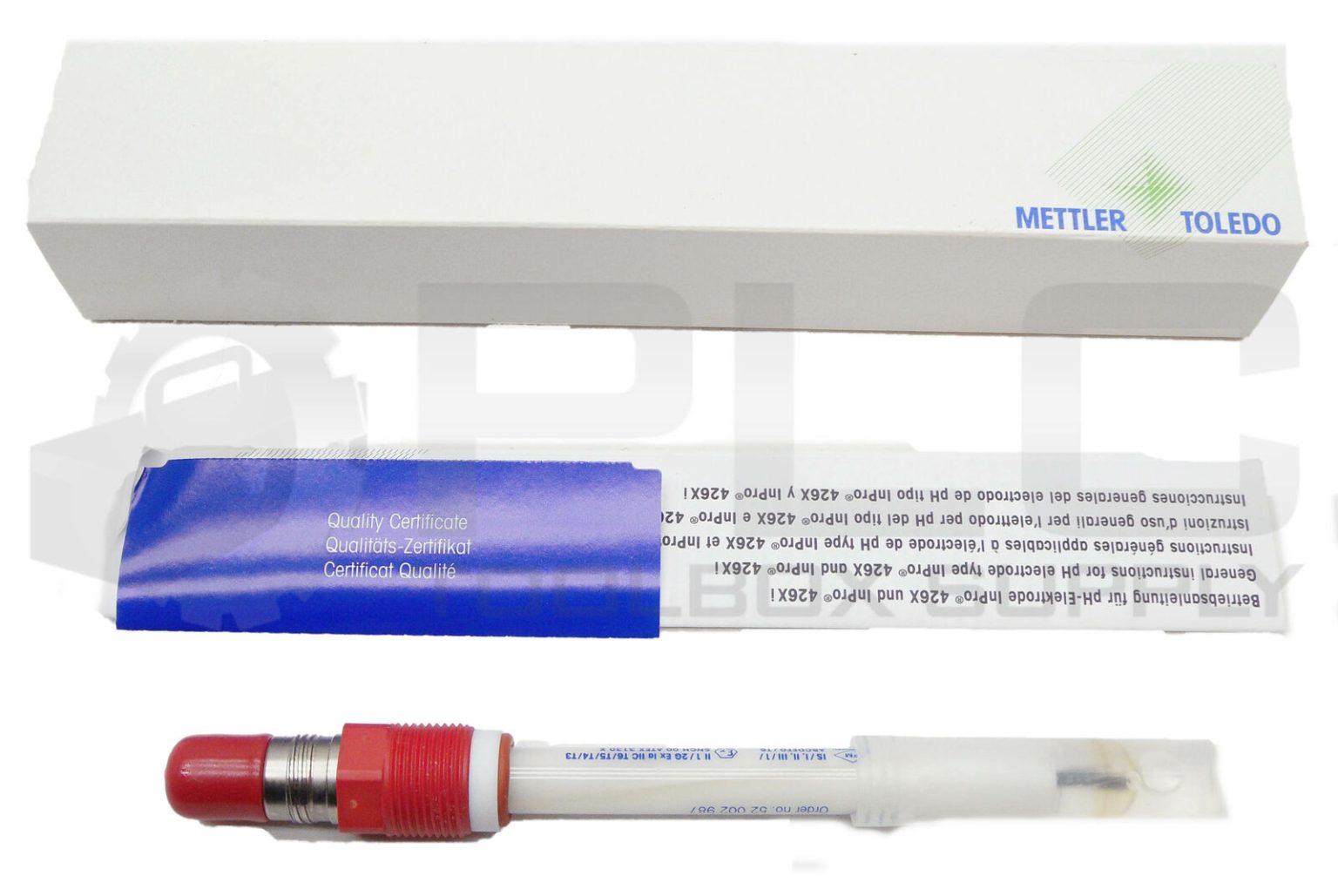 NEW METTLER TOLEDO 52002987 ELECTRODE WITH TEMPERATURE SENSOR - PLC ...