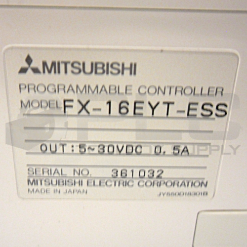 NEW MITSUBISHI FX-16EYT-ESS OUTPUT MODULE - PLC Toolbox Supply