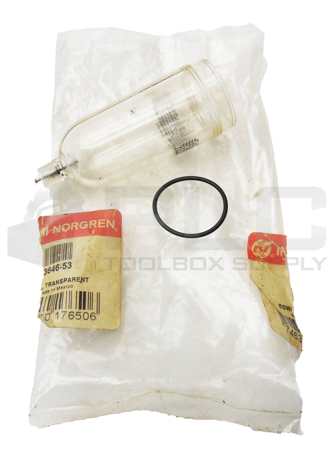 NEW NORGREN 3646-53 TRANSPARENT FILTER BOWL - PLC Toolbox Supply