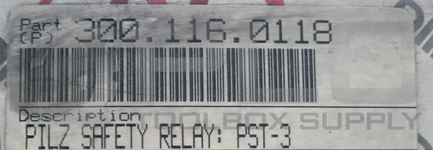 NEW PILZ PST-3-120VAC SAFETY RELAY 5AMP 230V COIL120VAC 6VA 50/60HZ ...