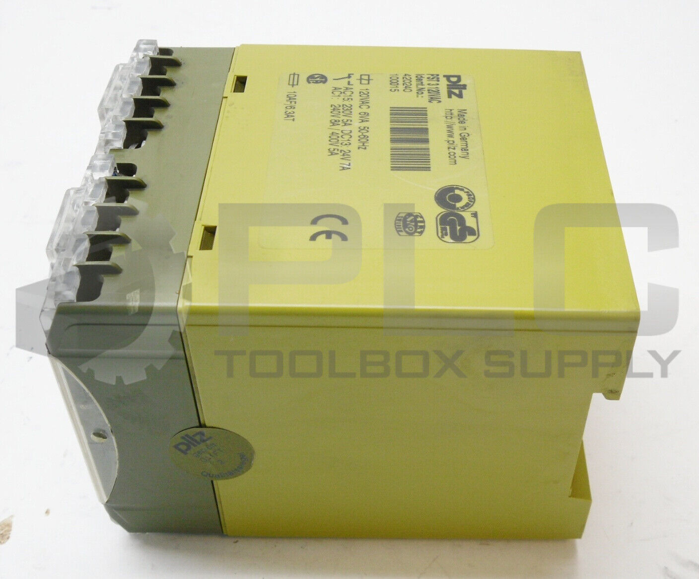 NEW PILZ PST-3-120VAC SAFETY RELAY 5AMP 230V COIL120VAC 6VA 50/60HZ ...