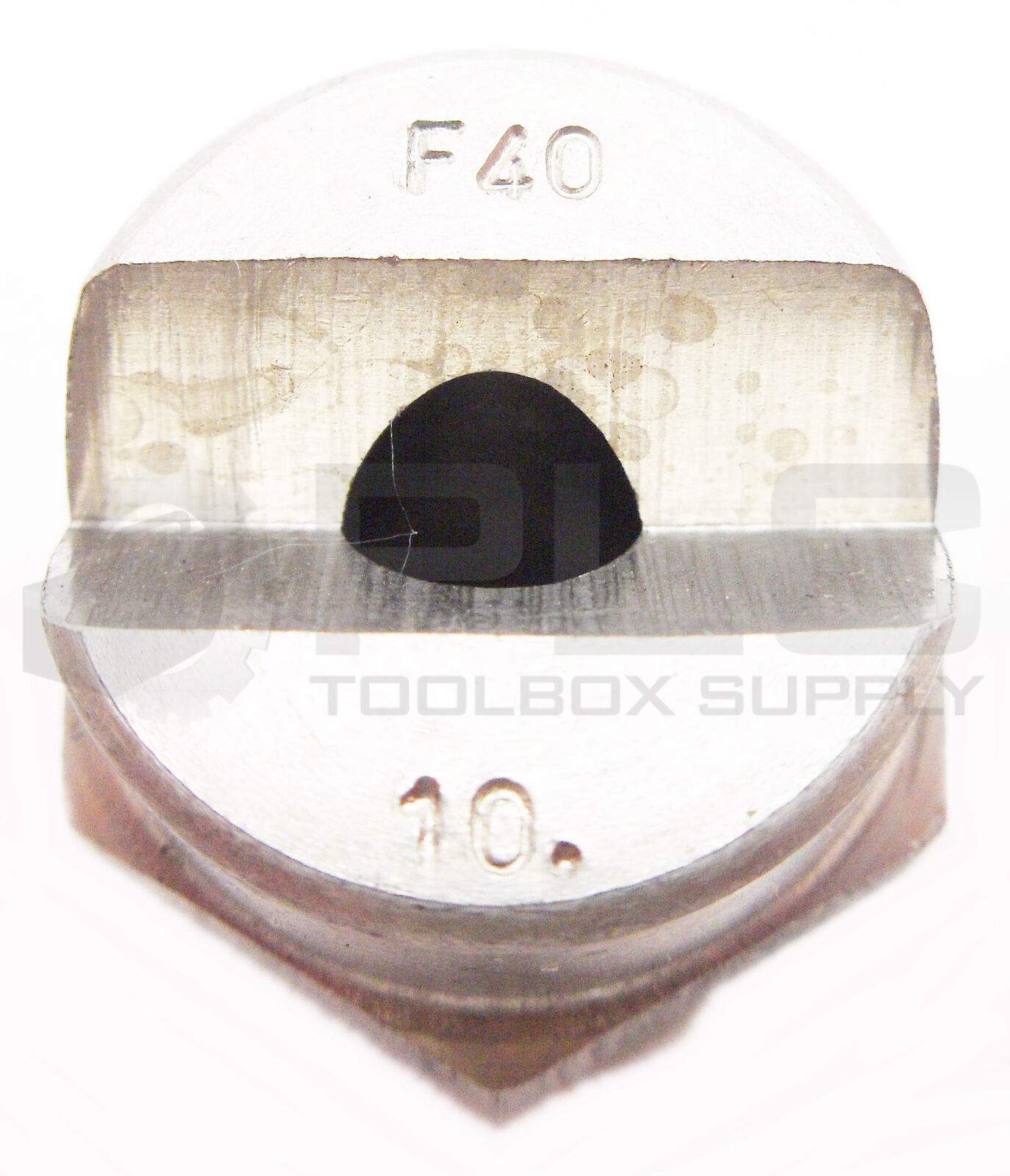 LOT OF 4 NEW BEX F40 10. V FLAT SPRAY NOZZLE - PLC Toolbox Supply