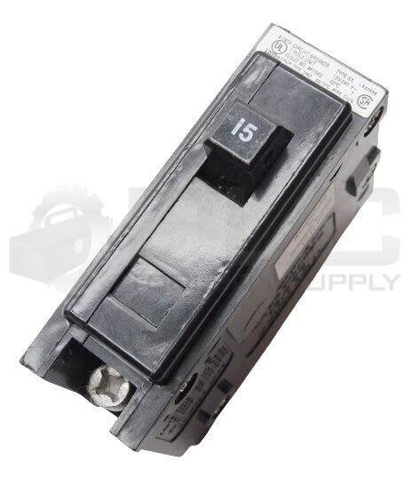 LOT OF 5 REFURBISHED EATON BAB1015 CIRCUIT BREAKER 1 POLE 120/240V 15A ...