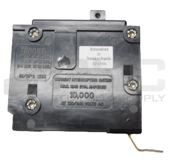 LOT OF 5 REFURBISHED EATON BAB1015 CIRCUIT BREAKER 1 POLE 120/240V 15A ...