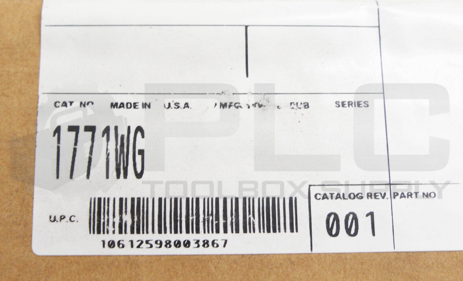 NEW ALLEN BRADLEY 1771-WG TERMINAL SWING ARM - PLC Toolbox Supply