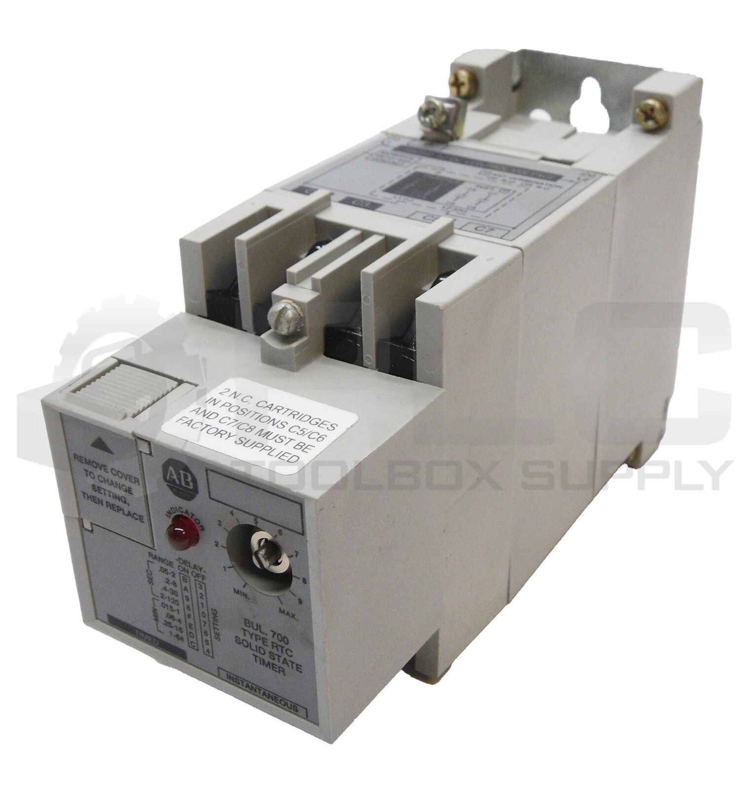 NEW ALLEN BRADLEY 700-RTC00000U1 /A SOLID STATE TIMING RELAY 110-120VAC ...