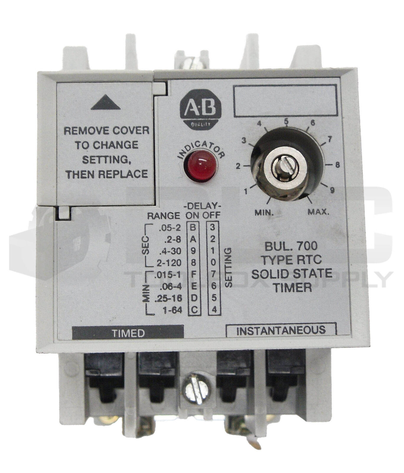 NEW ALLEN BRADLEY 700-RTC00000U1 /A SOLID STATE TIMING RELAY 110-120VAC ...