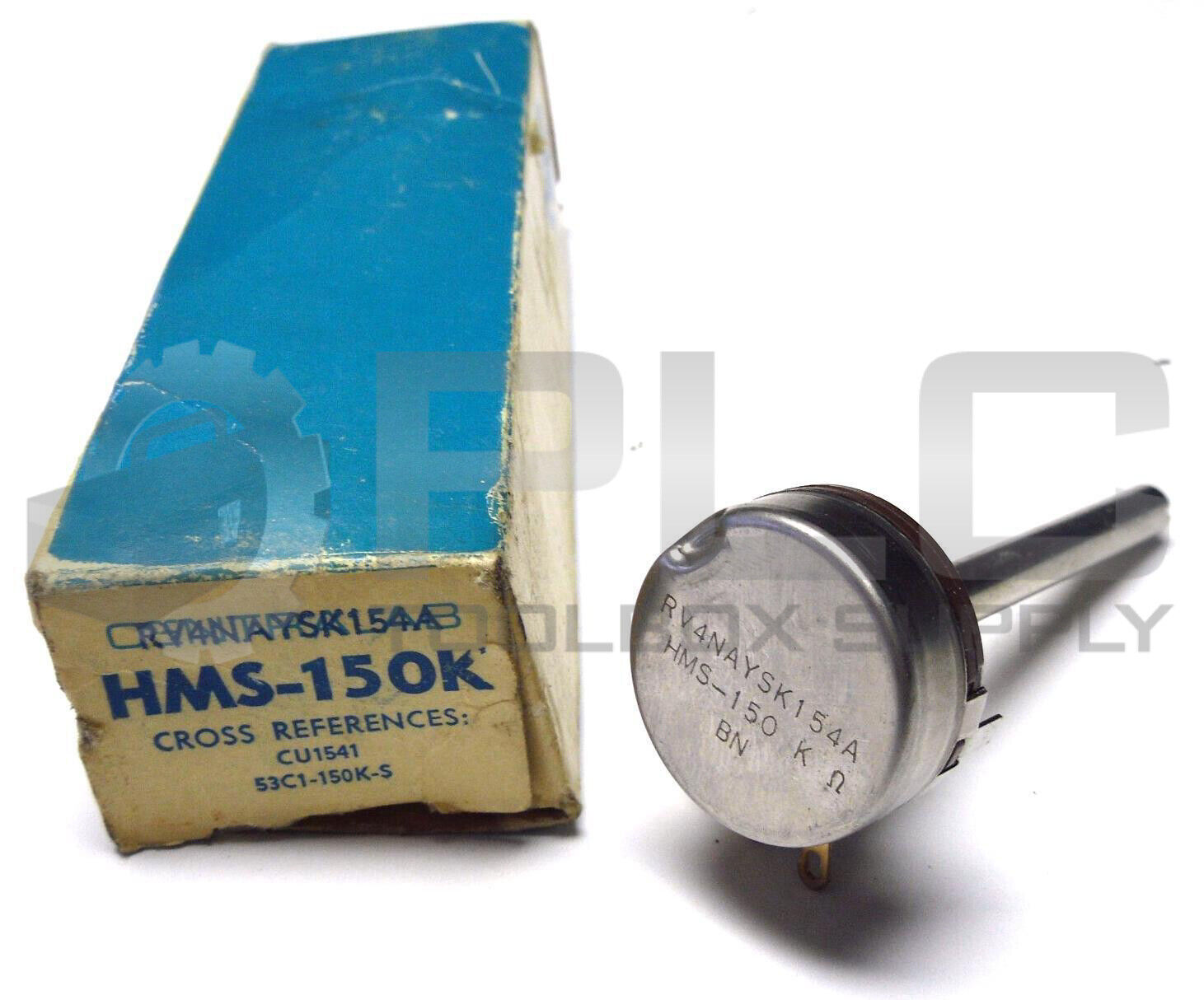 NEW CENTRALAB RV4NAYSK154A HMS-150K CU1541 53C1-150K-S - PLC Toolbox Supply