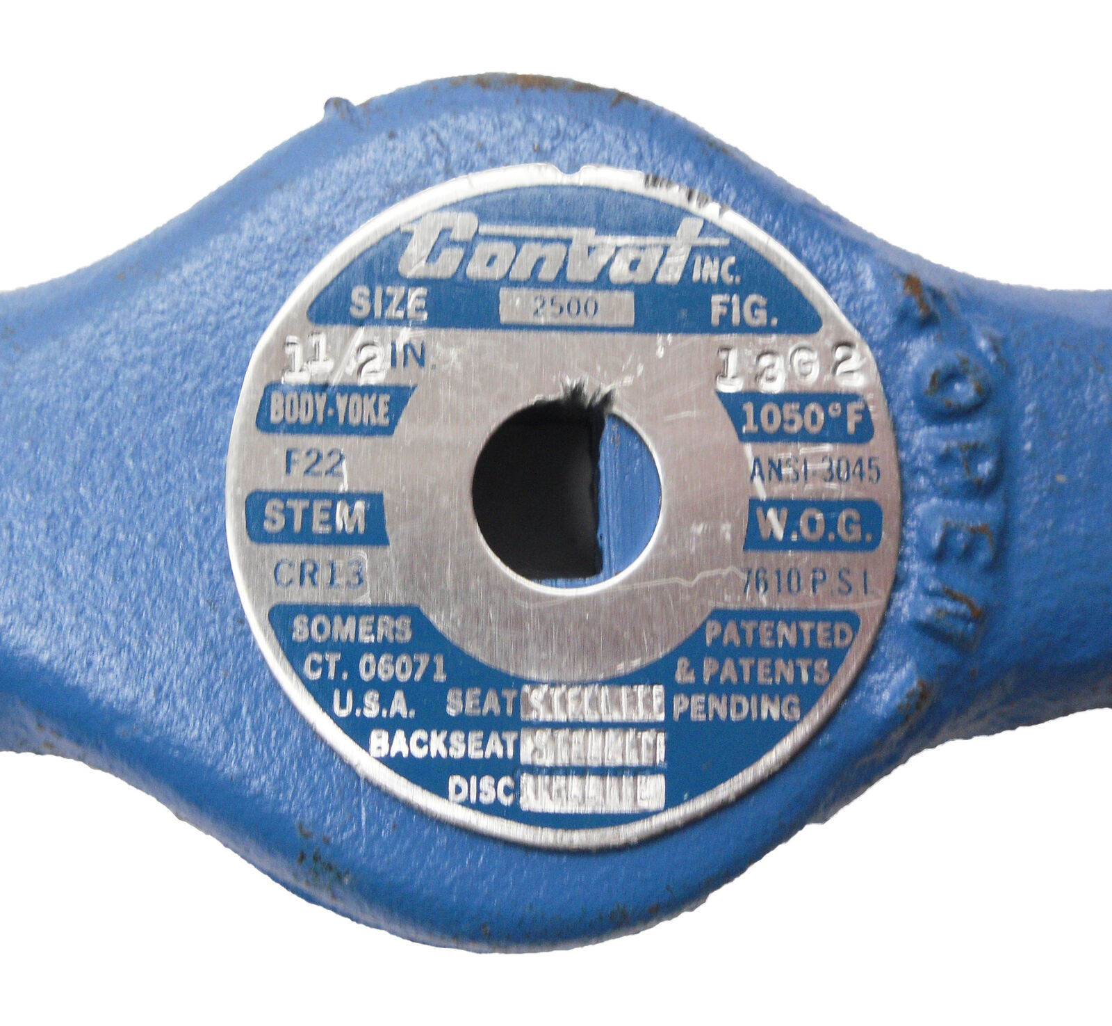 NEW CONVAL F22 STEEL GLOBE VALVE 2" 3045PSI - PLC Toolbox Supply